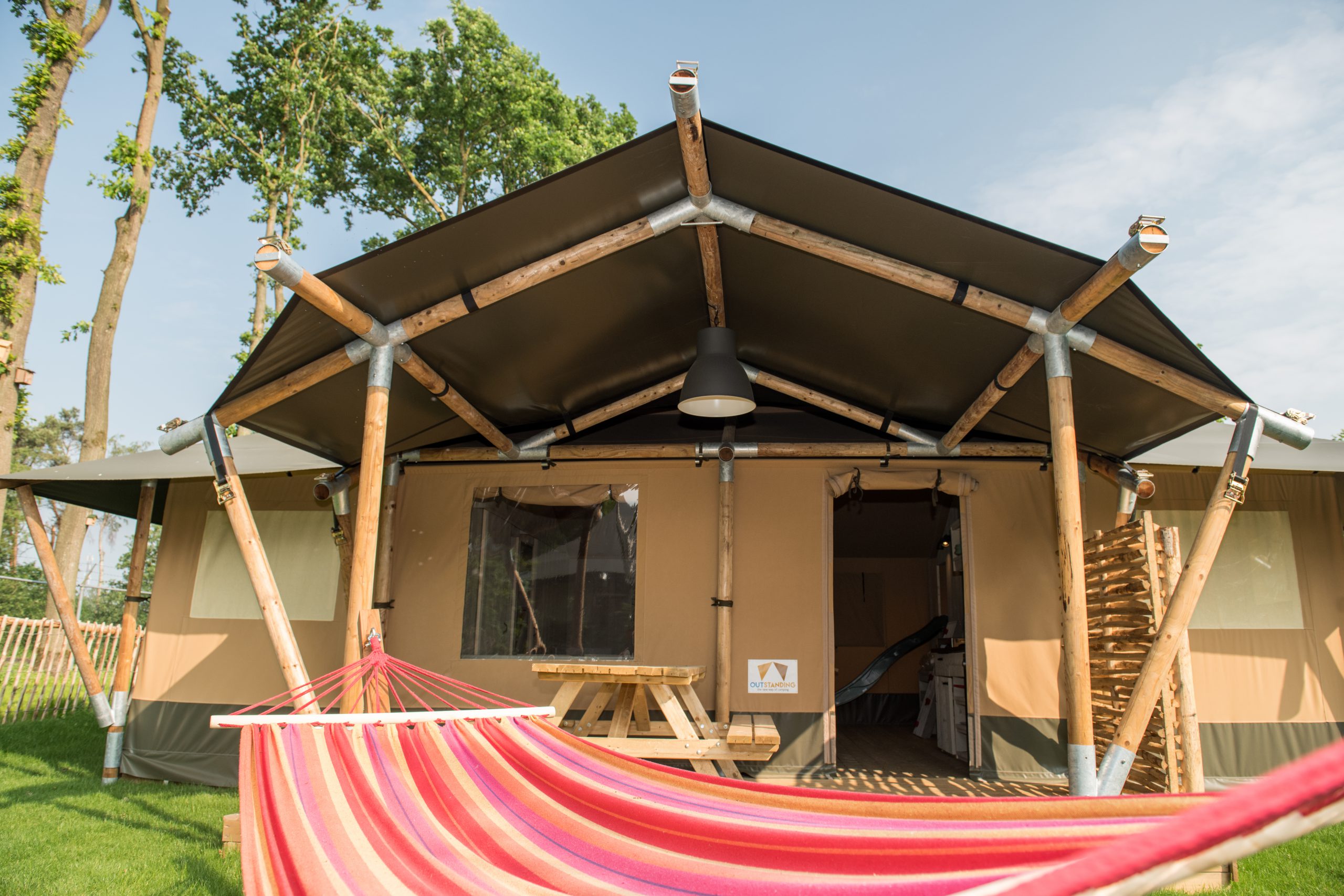 Tent fabrics for glamping tents - TenCate Outdoor Fabrics